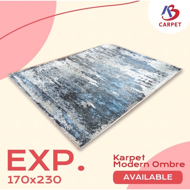 Jual Karpet Modern Minimalis/ Karpet Ruang Tamu/ Motif Warna Modern ...