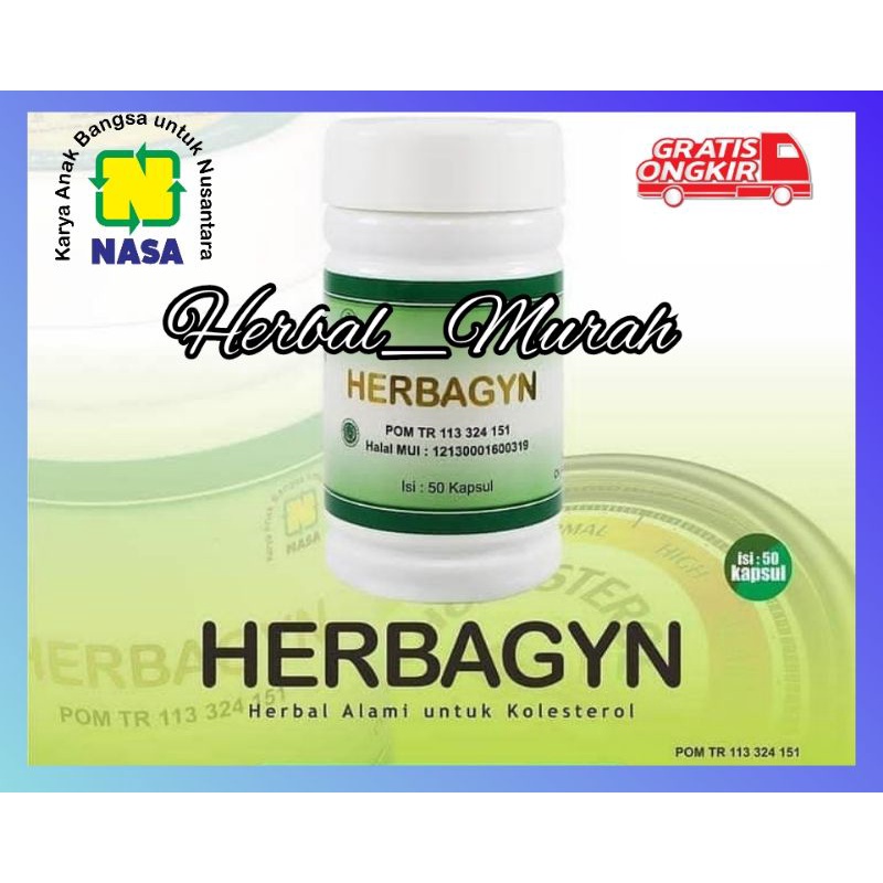Jual Herbagyn obat kolestrol ampuh nasa murah | Shopee Indonesia