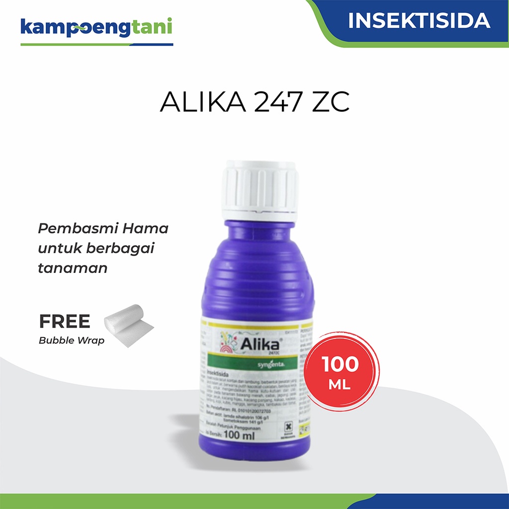 Jual PRODUK- INSEKTISIDA ALIKA 247 ZC 100ML OBAT PEMBASMI HAMA KUTU DAN ...