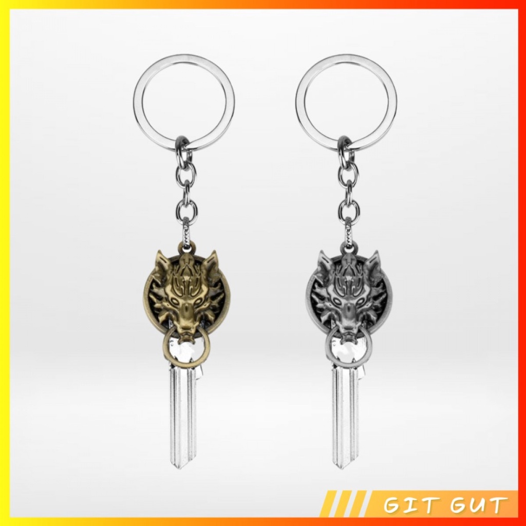 Jual Keychain Gantungan Kunci Final Fantasy VII Fenrir Wolf | Shopee ...