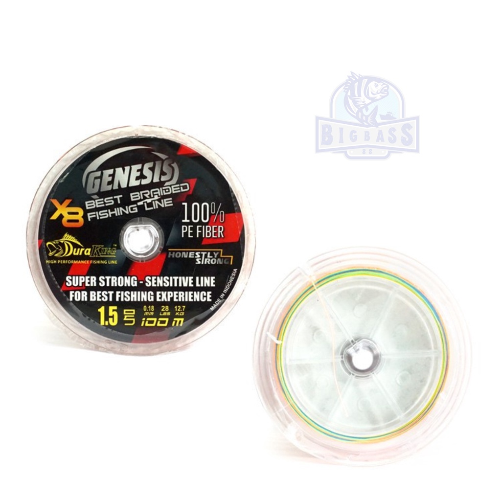 Jual PE DURAKING GENESIS X8 100m CONECTION - pancing solo | Shopee ...