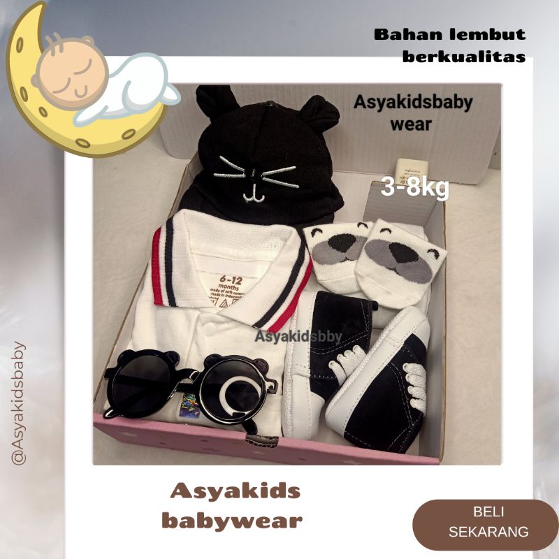 Jual Paket Set Baseball White | set pakaian anak laki-laki| set anak ...