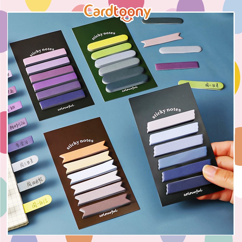 Jual Sticky Note / Memo Stick / Notes Kertas Tempel Gradient Gradasi ...