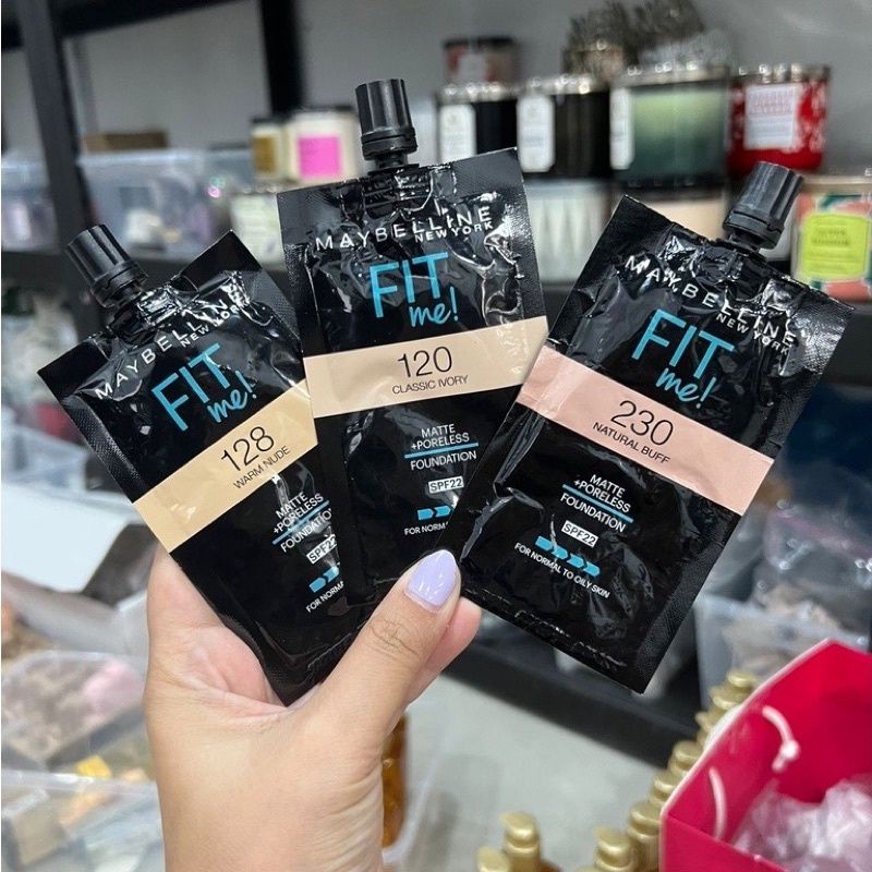 Jual READY STOCK!! Maybelline Fit Me Foundation Sachet | Shopee Indonesia