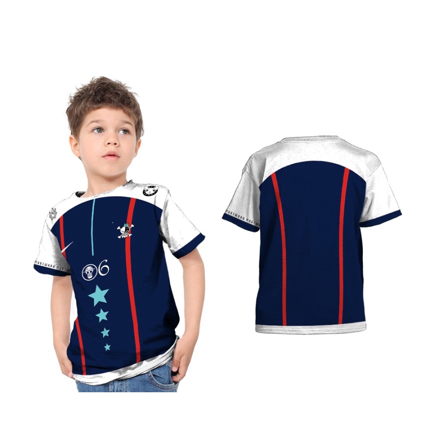 Jual Kaos Jersey Anak One Piece x Nike Fan Art Franky Olahraga Full ...