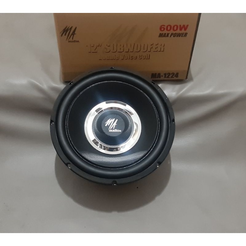 Jual Subwoofer 12 inch MA AUDIO MA-1224 Double Coil Magnet Subwofer ...