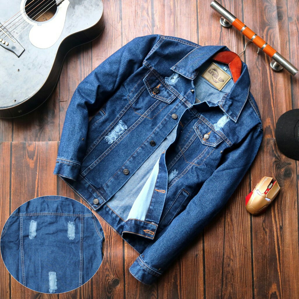 Jual JAKET JEANS PRIA DENIM LEVI DISTRO KEREN TERBARU 2024 JAKET JINS ...