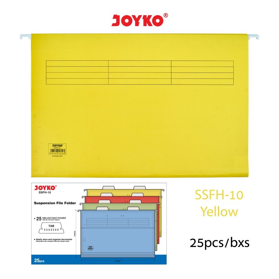 Jual Suspension File Folder Hang Hanging Map Gantung Joyko SSFH-10 Biru ...