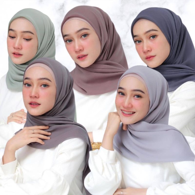 Jual [ COD ] BELLA SQUARE 50 WARNA HIJAB JILBAB SEGI EMPAT | Shopee Indonesia