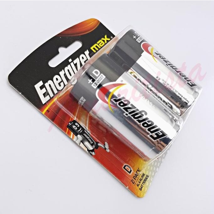 Jual Baterai Energizer Size D LR20 ukuran Besar 1,5 V ALKALINE | Shopee ...