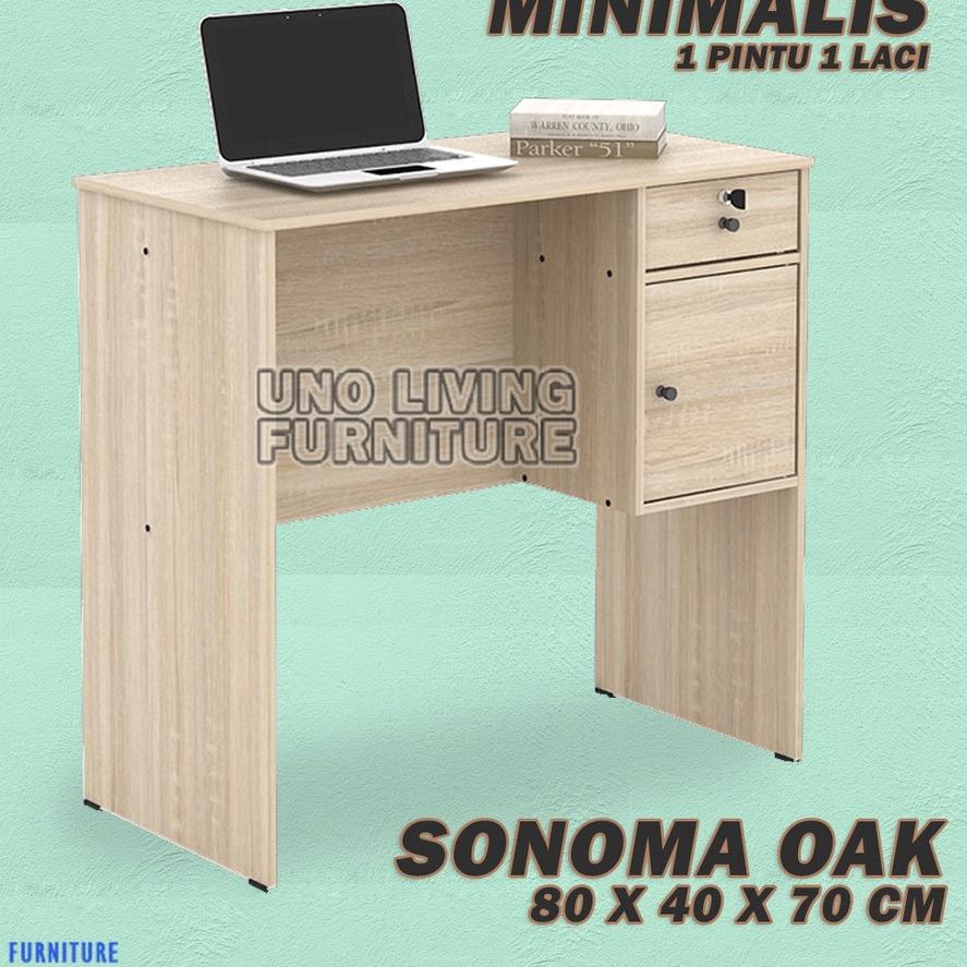 Jual Depan1 MEJA KERJA MEJA TULIS MINIMALIS MTK 80 1P1L MEJA BELAJAR ...
