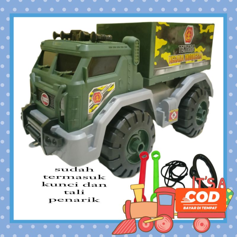 Jual Mainan Mobil Truck Box Tentara Jumbo | Shopee Indonesia