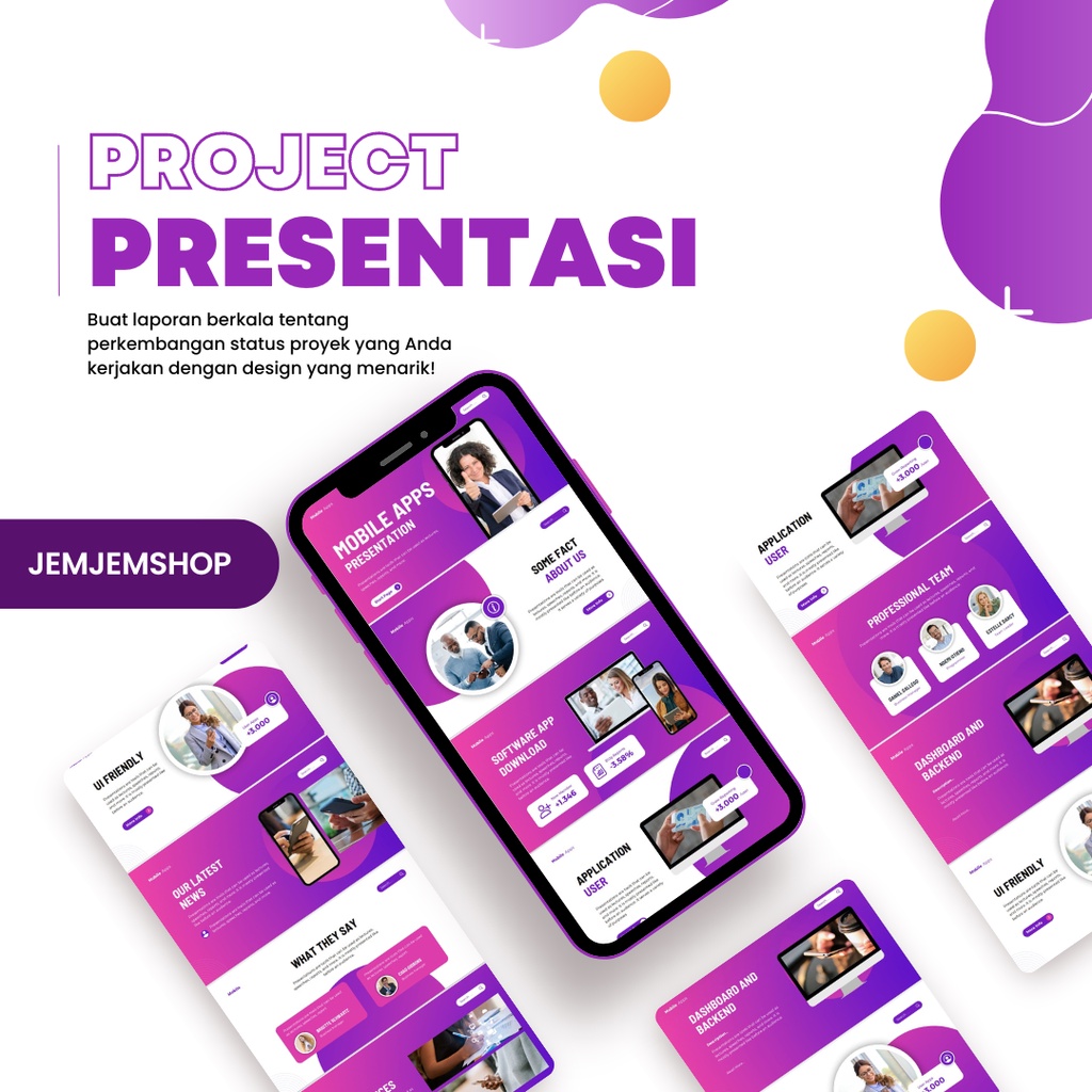 Jual [Paket] JASA DESIGN PPT BISNIS | PRESENTASI PROJECT | PPT Project Status Report | The ...