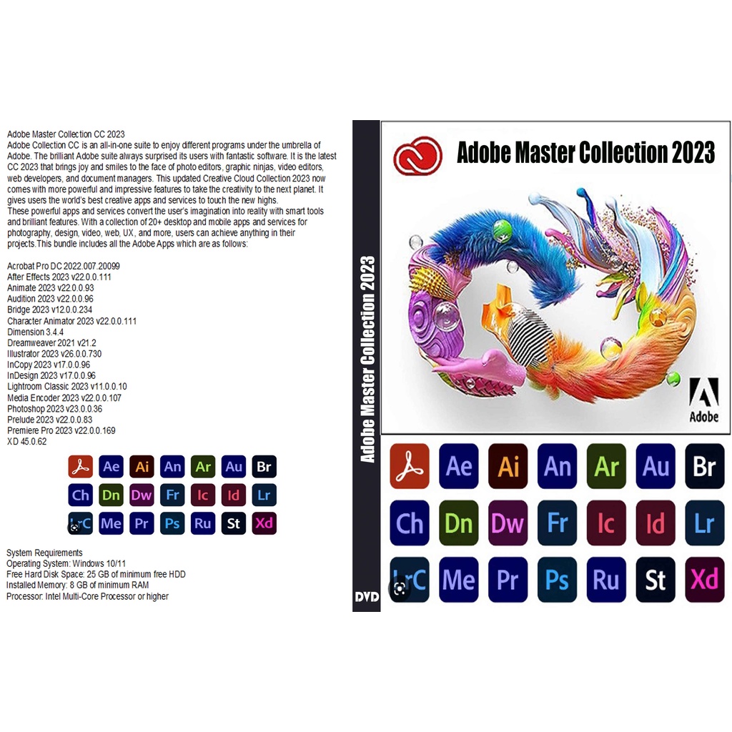 Jual PC INSTALLER- Adobe Master Collection 2023 X64 | Shopee Indonesia