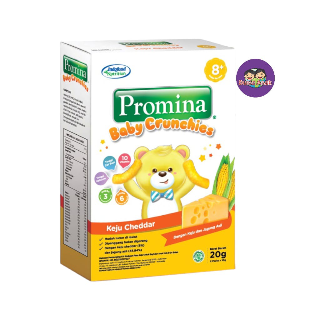 Jual PROMINA - Baby Crunchies Keju Cheddar 20gr | Shopee Indonesia