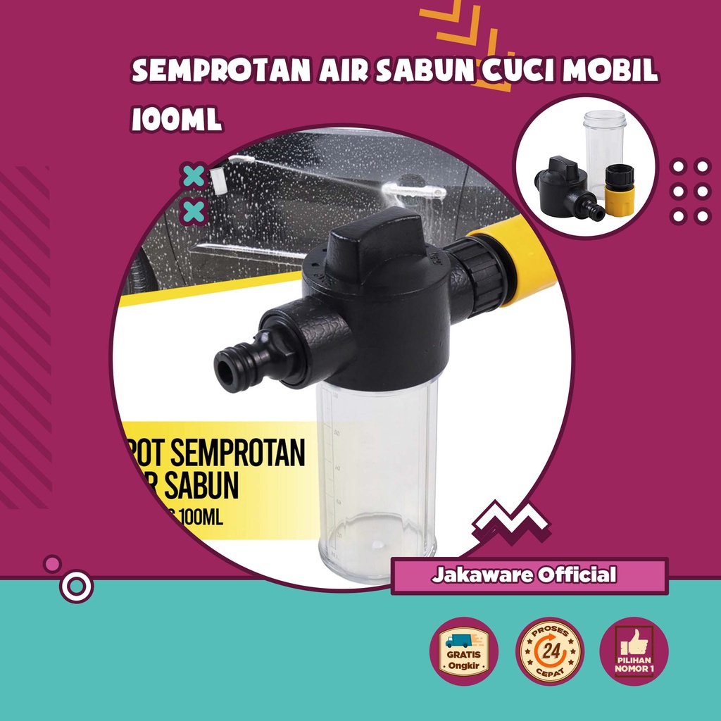 Jual POT SEMPROTAN AIR SABUN CUCI MOBIL CAR WASHER 100ML ALAT SEMPROT ...