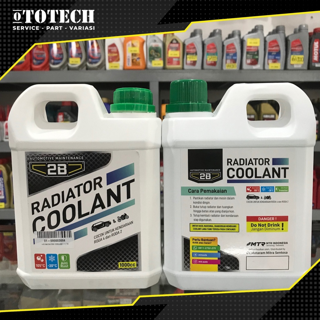 Jual AIR RADIATOR COOLANT MTR 2B 1 LITER | Shopee Indonesia