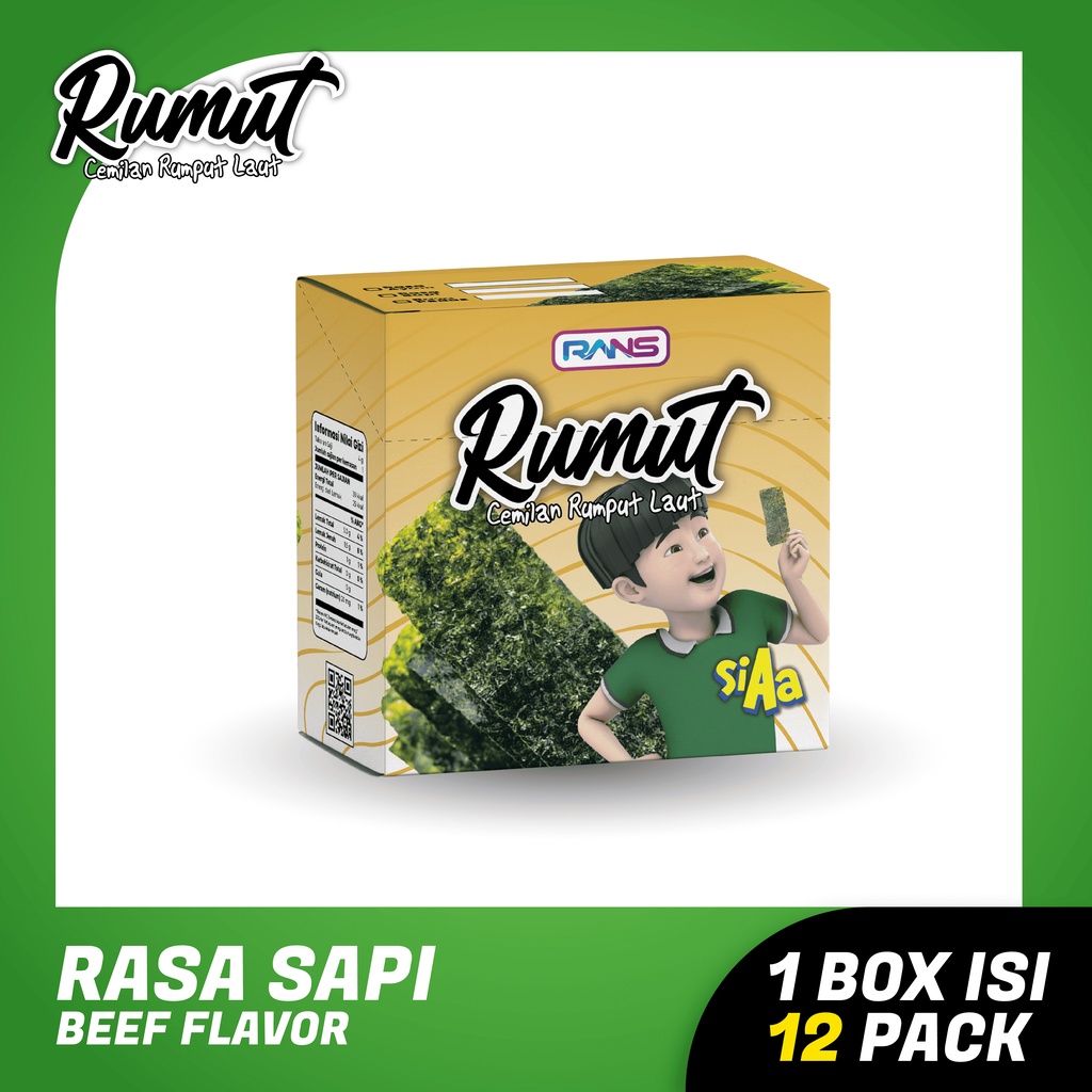 Jual Rumut Goreng Rasa Sapi 4gr - Rumput Laut Goreng Praktis Rendah ...