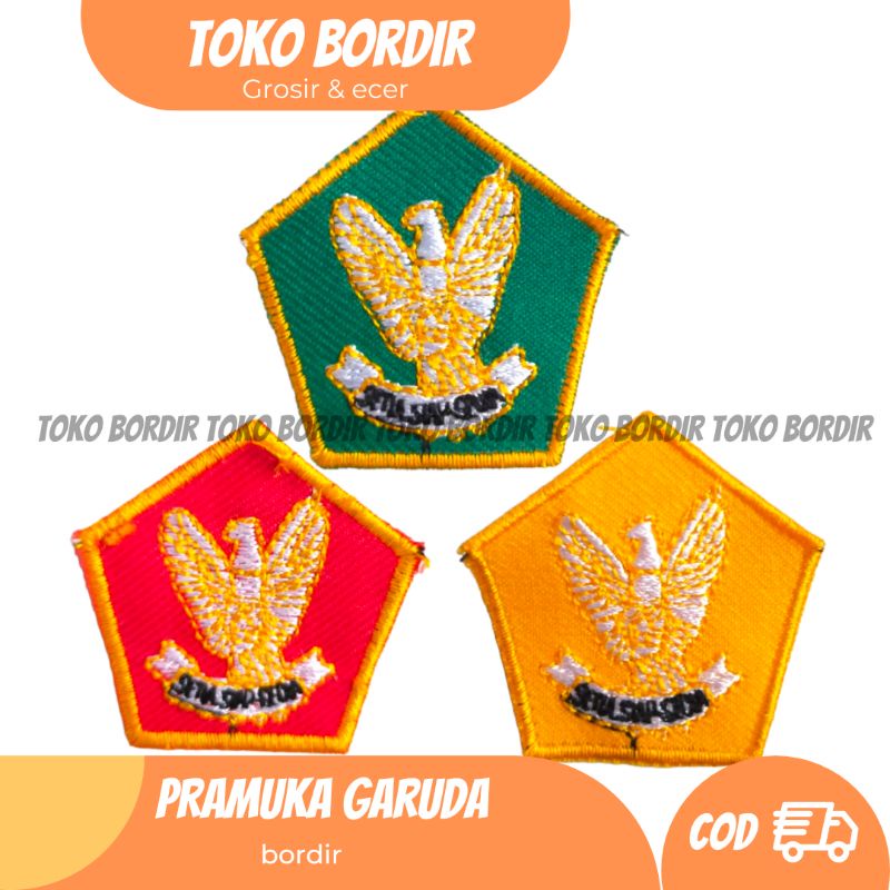 Jual bordir Garuda Pramuka / bed Garuda Pramuka | Shopee Indonesia