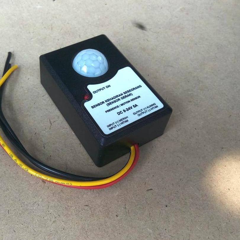 Jual Saklar Sensor Gerak DC 12V (8-24V) Otomatis - human PIR sensor ...