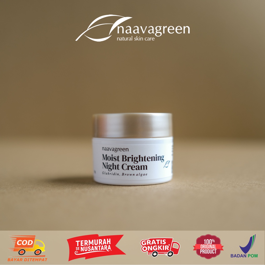 Jual [100%ORI] NAAVAGREEN BRIGHTENING NIGHT - KRIM MALAM PENCERAH ...