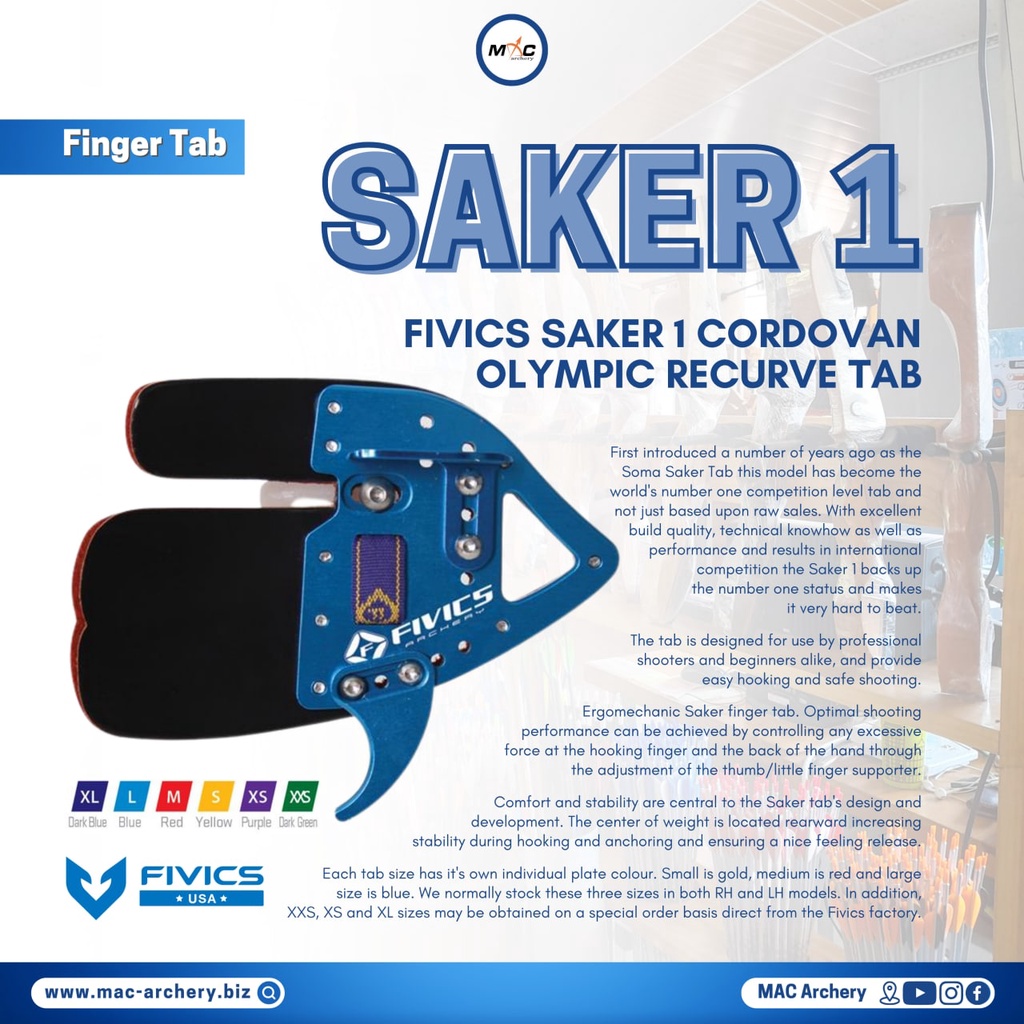 Jual Fivics Saker 1 Finger Tab | Shopee Indonesia
