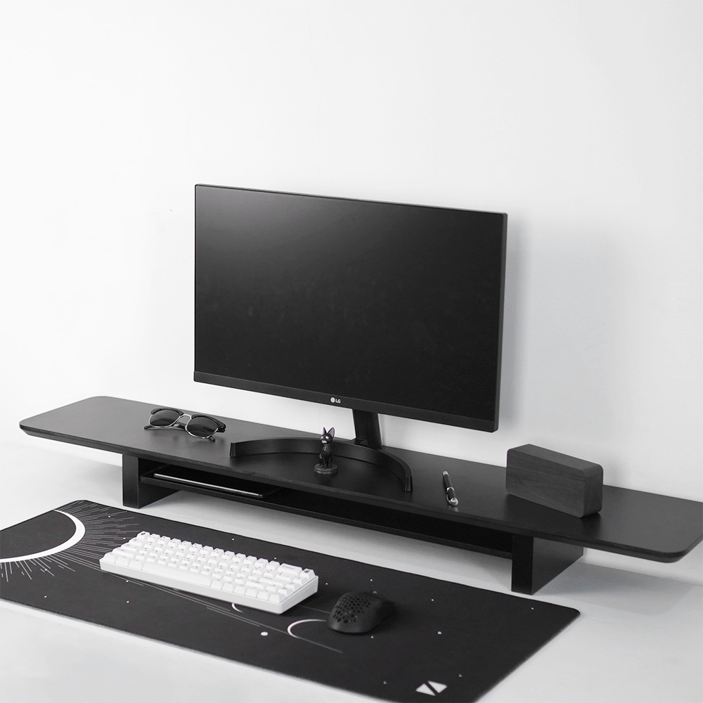 Jual Noir Neo Desk Shelf & Monitor Stand Riser Large | Shopee Indonesia