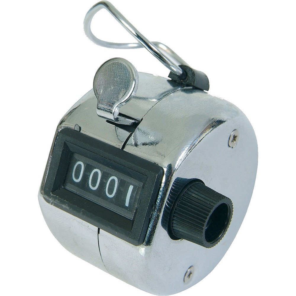 Jual Alat Penghitung Manual Hand Tally Counter 4 Digit / Tasbih Counter ...