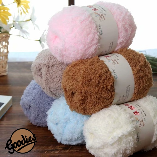 Jual Benang Rajut Handuk Bulu Import (50gr) / Towel Yarn Boneka Doll ...