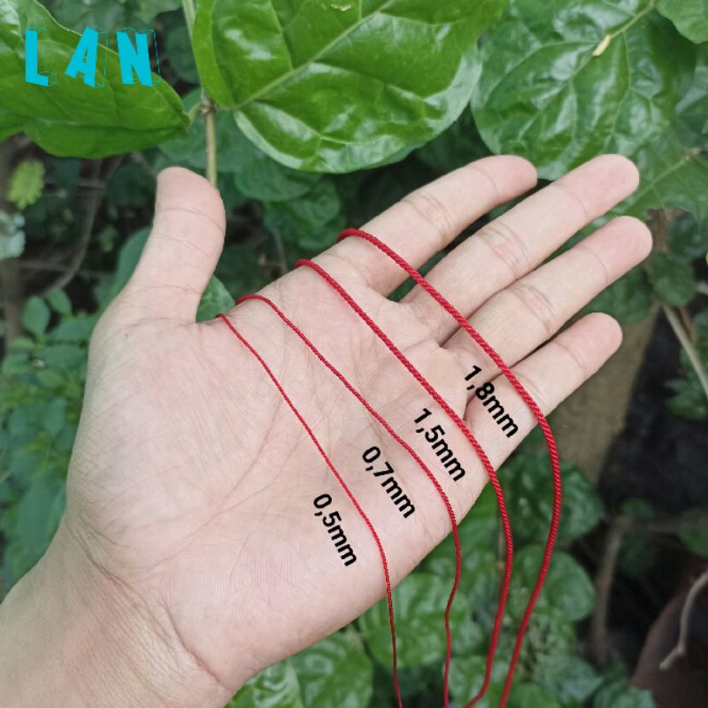 Jual Tali merah original premium ikat sendiri 40cm | Shopee Indonesia