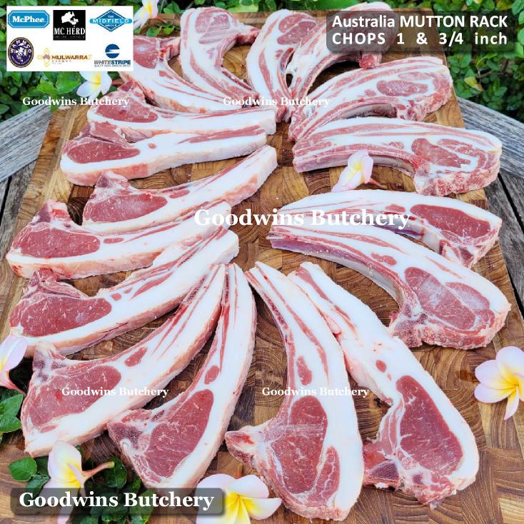 Jual 600g iga domba kambing Australia MUTTON CHOPS 2 & 2.5 cm | Shopee ...