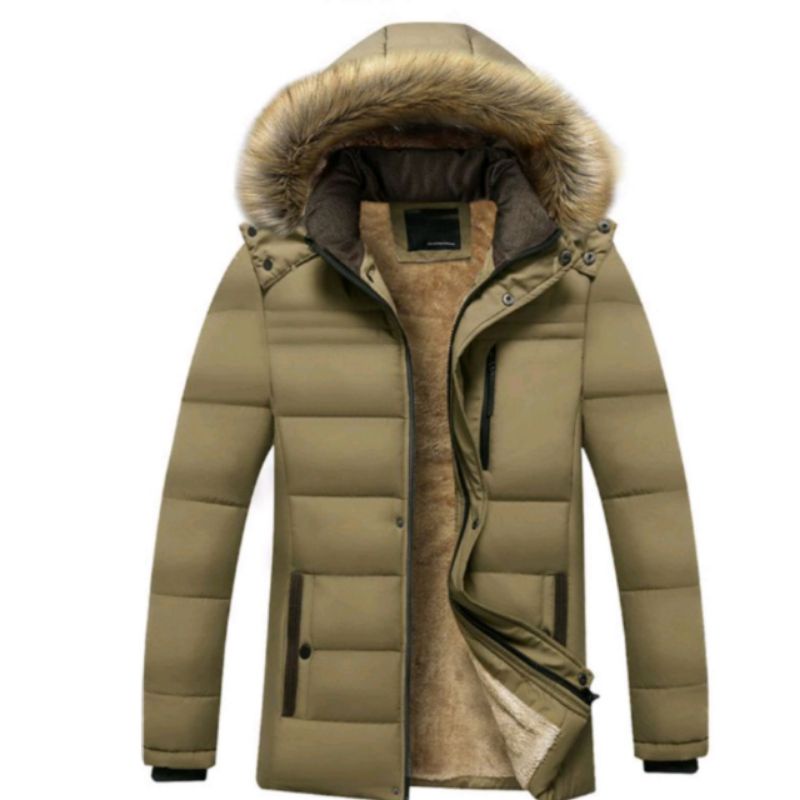 Jual jaket musim dingin, winter berbulu, jaket bulu tebal | Shopee Indonesia