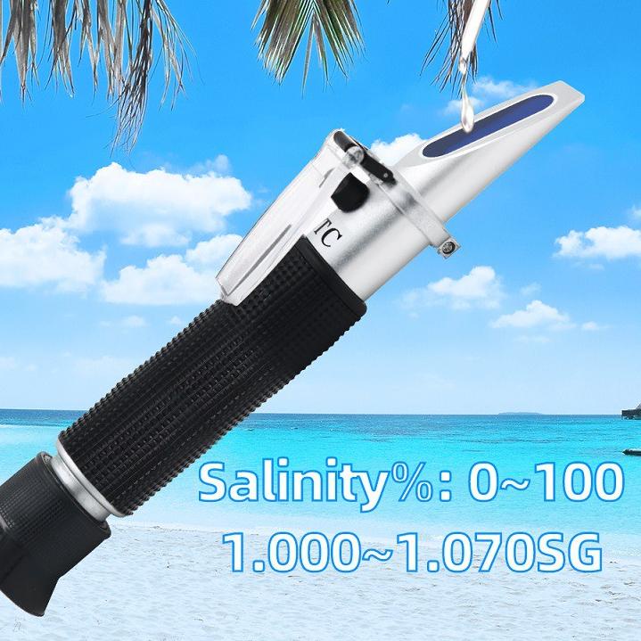 Jual ERA680 Salinity Refraktometer Alat Ukur Kadar Garam Refractometer untuk Akuarium Air Laut 0 ...