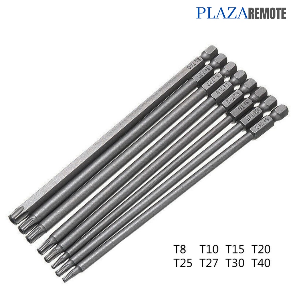 Jual MATA OBENG MAGNETIC TORX SET OBENG 8IN1 150MM T8 T10 T15 T20 T25 ...