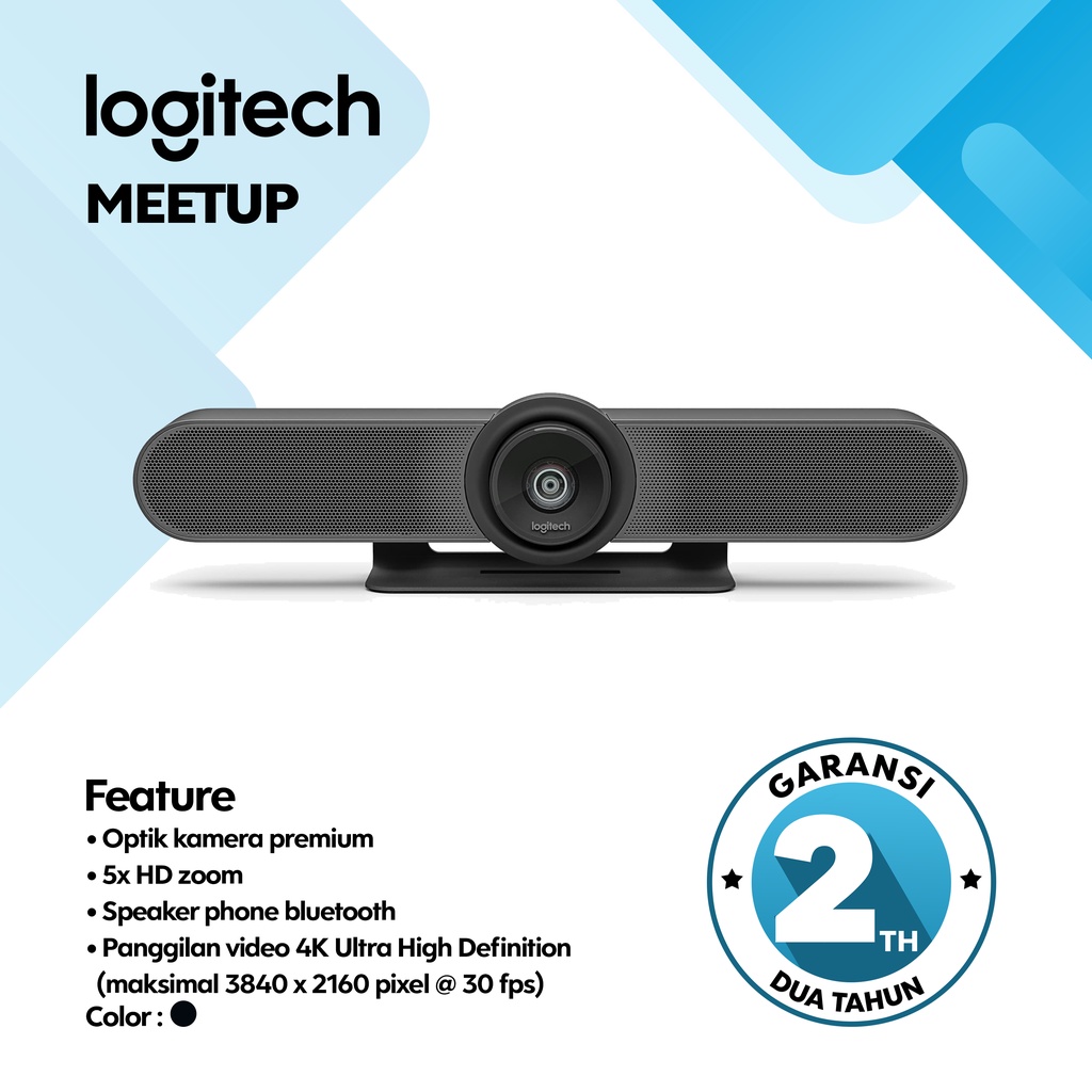 Jual Logitech MeetUp Ultra HD Video Conference Camera Video 4K with 5x ...