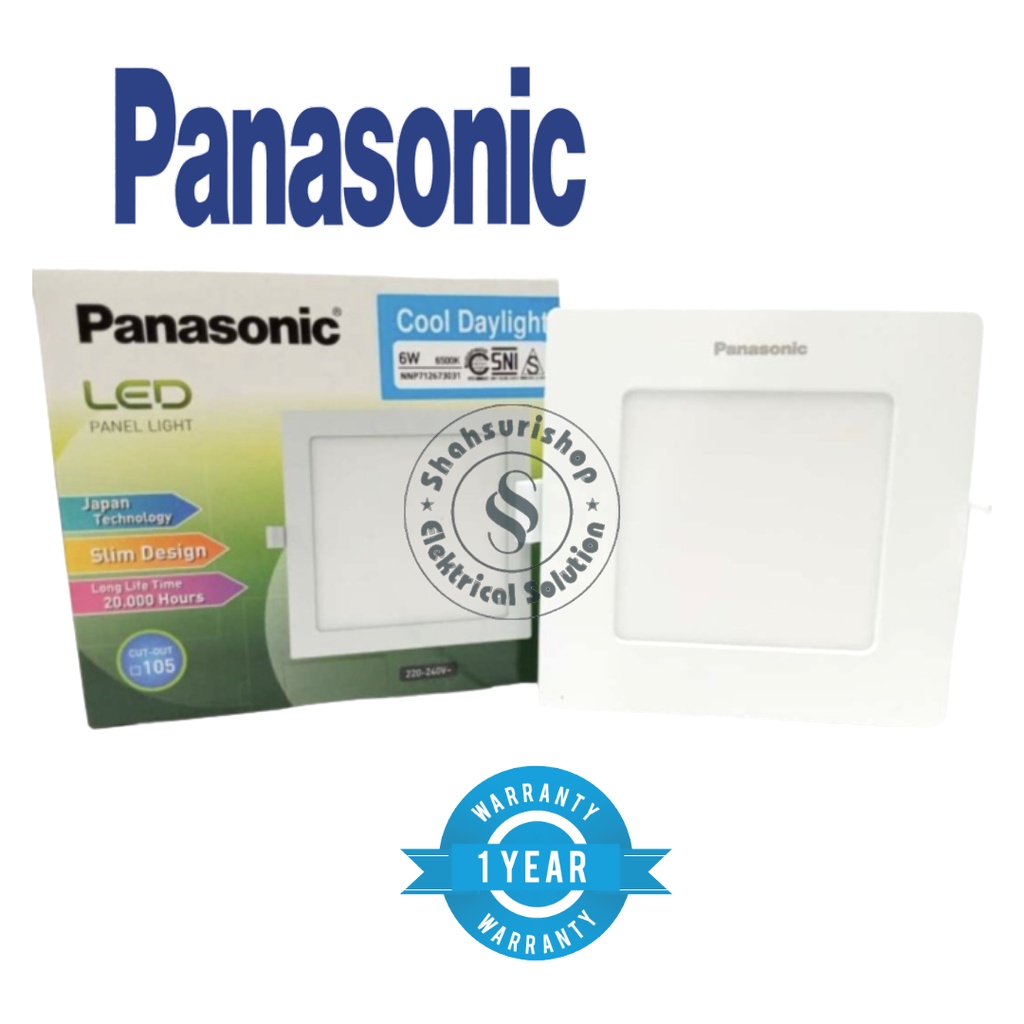 Jual PANASONIC LED PANEL 6 WATT 6W KOTAK LAMPU LED PANEL INBOW | Shopee Indonesia