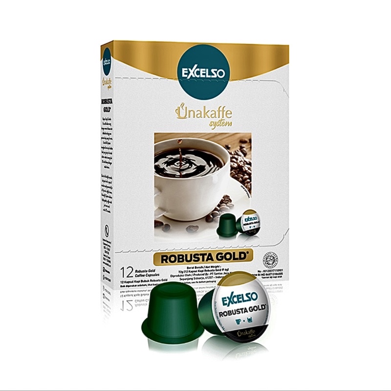 Jual Unakaffe System Coffee Capsule - Kopi Kapsul Excelso Unakaffe ...