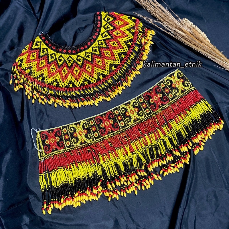 Jual TERATAI PUNDAK & PINGGANG MANIK TARI DAYAK | Shopee Indonesia