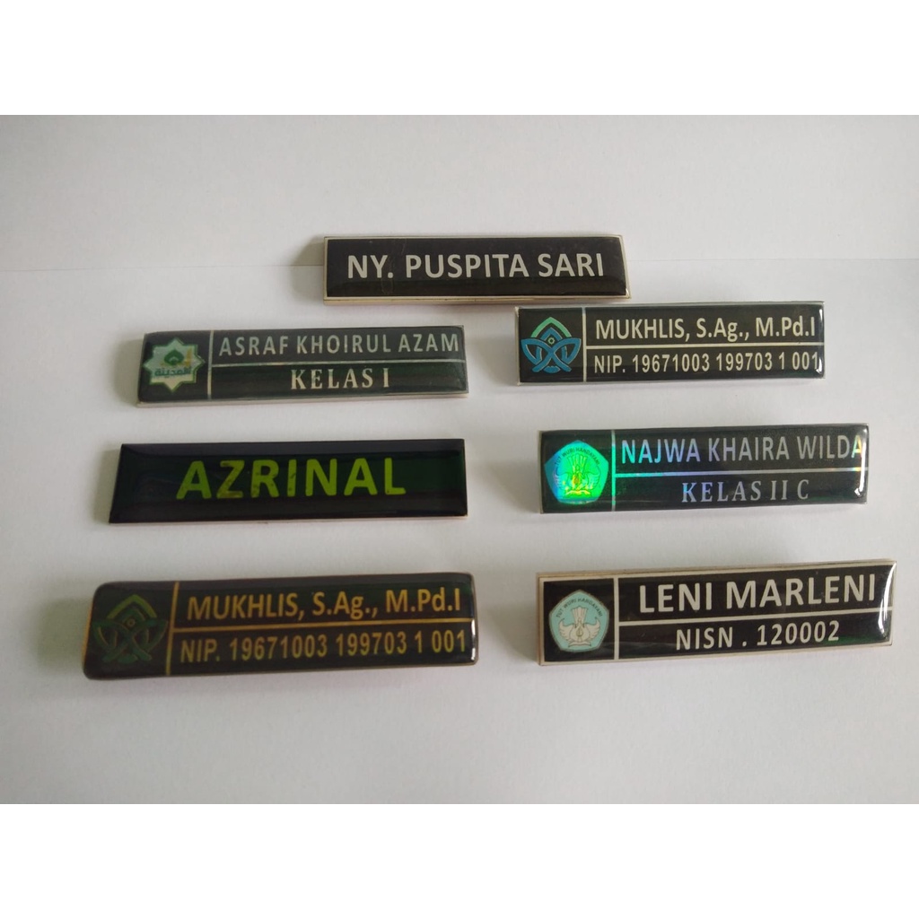 Jual Name Tag / Nama Dada | Shopee Indonesia