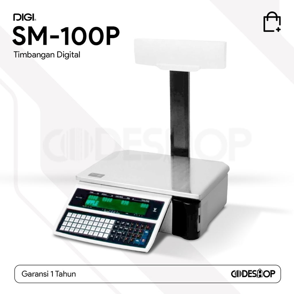 Jual Timbangan Digital Cetak Label Barcode DIGI SM 100 P - DIGI SM 100P ...