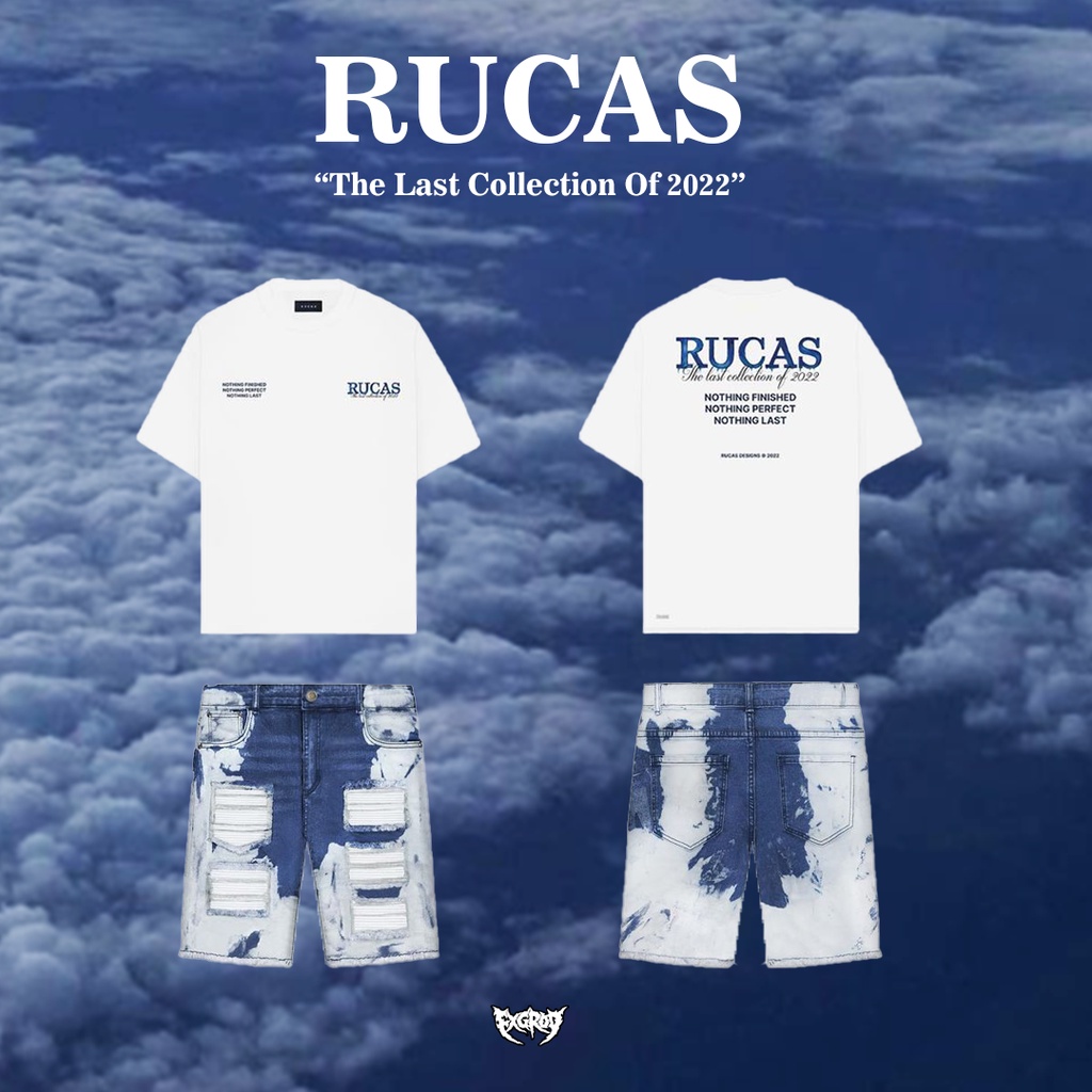 Jual [ORIGINAL RUCAS] RUCAS White Caviar Leather Shorts/Hand painted ...