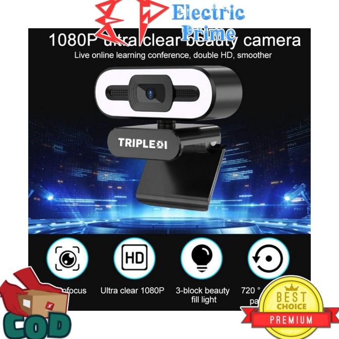 Jual Webcam Laptop Kamera PC Full HD 2K 4K 2160P Light Mic Camera ...