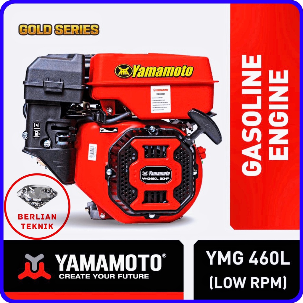 Jual Mesin Penggerak Bensin Engine Gasoline Yamamoto Gold YMG 460 L ...