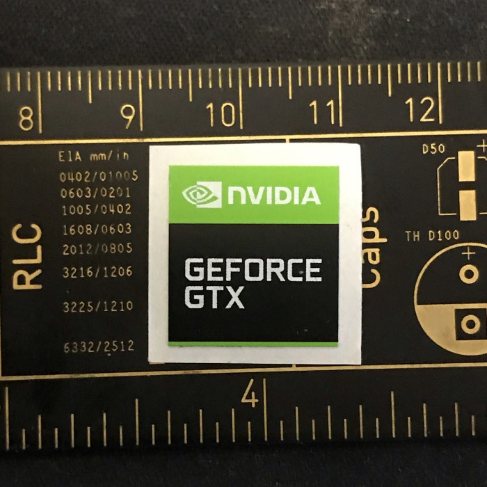 Jual Skin Sticker Stiker Logo Nvidia Geforce Gtx Thn 2020 Ori | Shopee ...