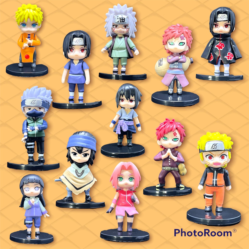 Jual Satu Set Naruto Shippuden PVC Figures Chibi Version | Shopee Indonesia
