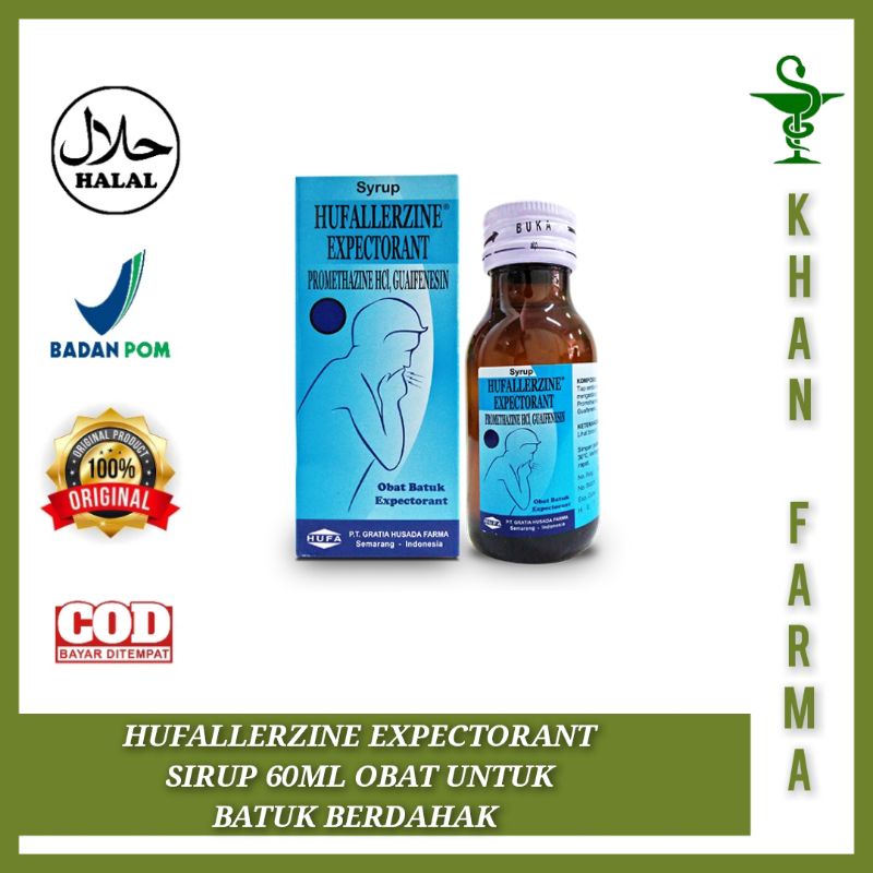Jual HUFALLERZINE EXPECTORANT SIRUP 60 ML OBAT BATUK BERDAHAK | Shopee ...