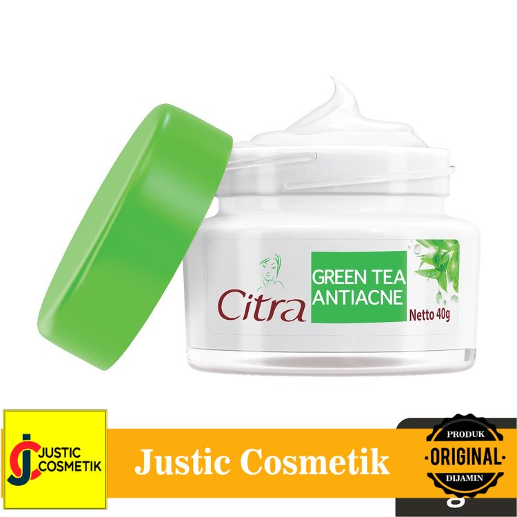 Jual Citra Face Cream Moisturizer Pelembab Wajah Green Tea Anti Acne 40 ...