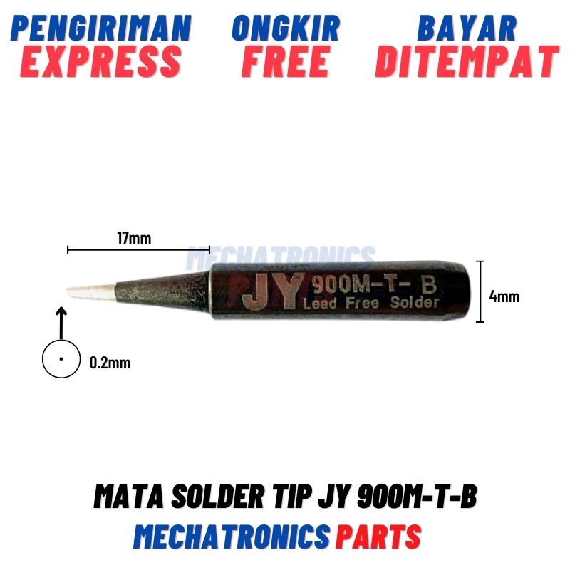 Jual MATA SOLDER TIP JY 900M-T-B FOR ADJUSTABLE TEMPERATURE 936 | Shopee Indonesia