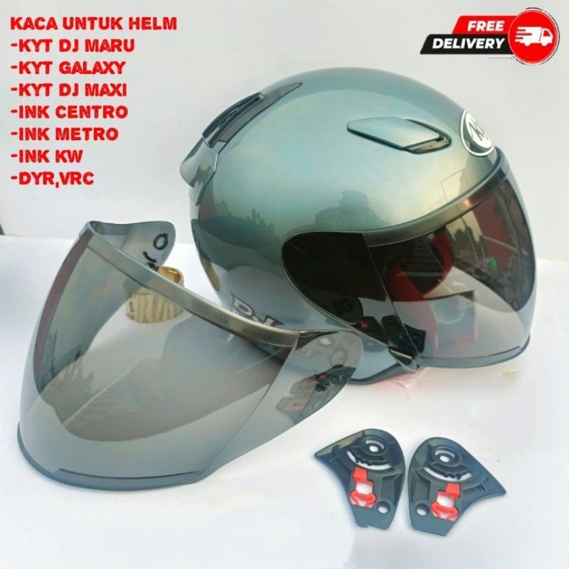 Jual Kaca helm kyt dj maru plus rachet | Shopee Indonesia
