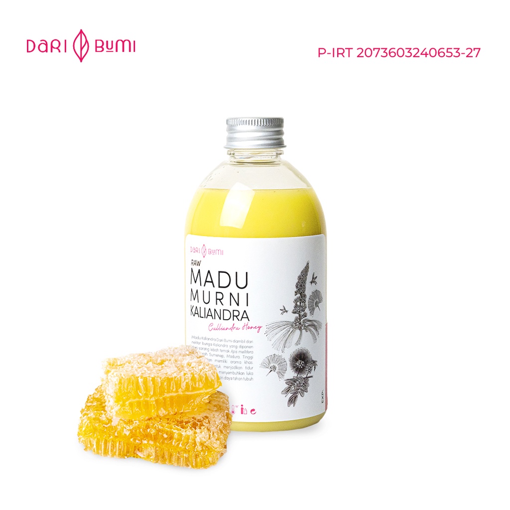 Jual Dari Bumi Madu Murni Kaliandra 350 Gr Raw Honey Premium | Shopee Indonesia